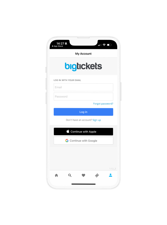 Big Tickets Attendee App | Mobile Tickets and Wallet Integration